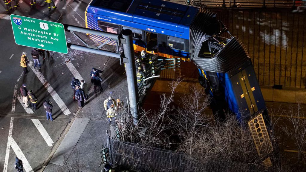 Bus Dramatically Plunges off Bridge; Driver, Passengers Hurt - GV Wire ...