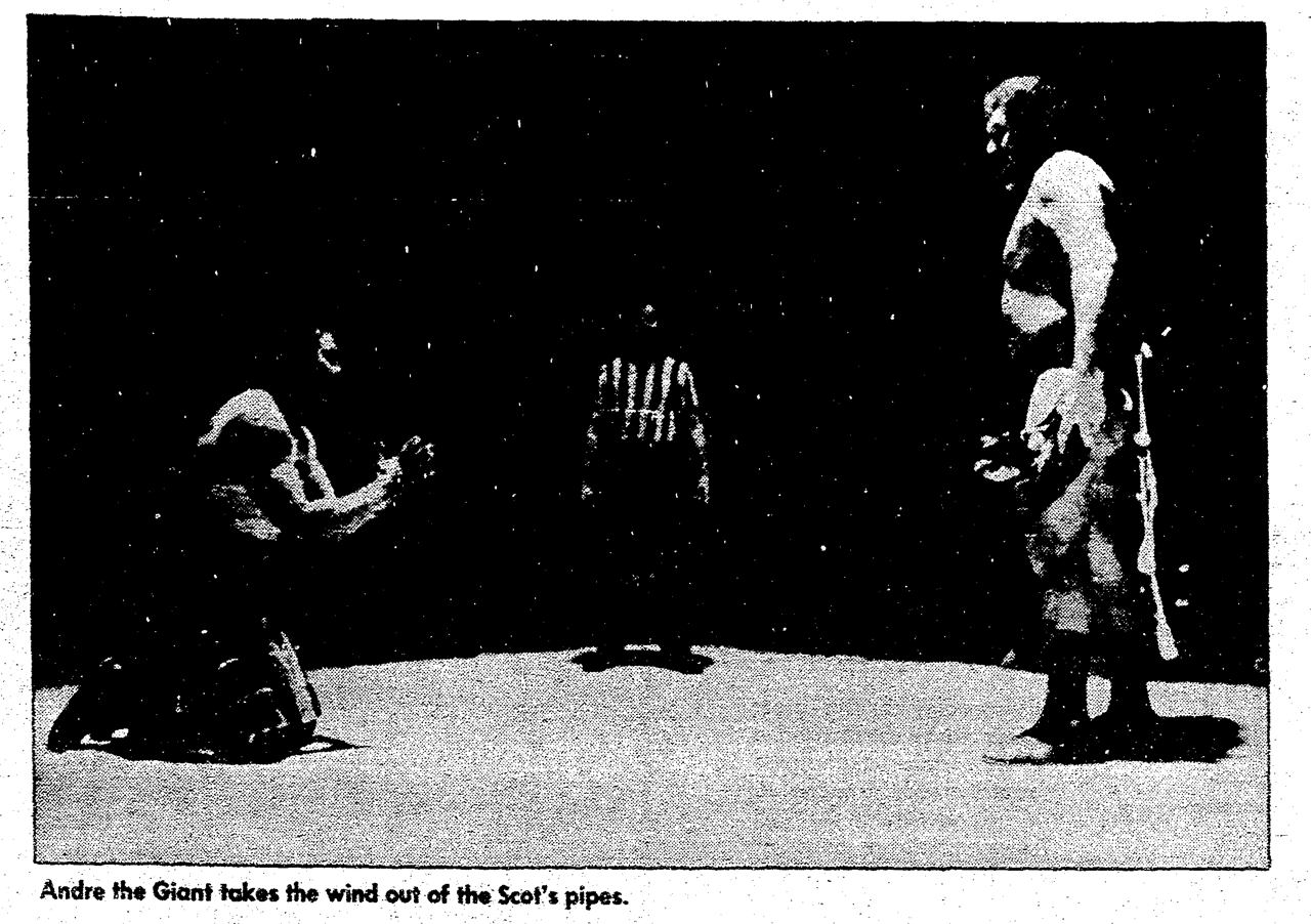 When Andre and Another Future Wrestling Giant Slugged It Out in Fresno ...