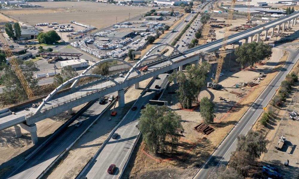 New Drone Footage Shows Latest Progress on Valley Bullet Train Route ...