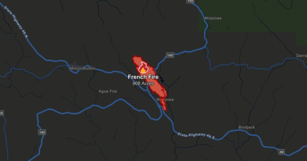 Four Firefighters Injured While Fighting Mariposa's French Fire – GV Wire