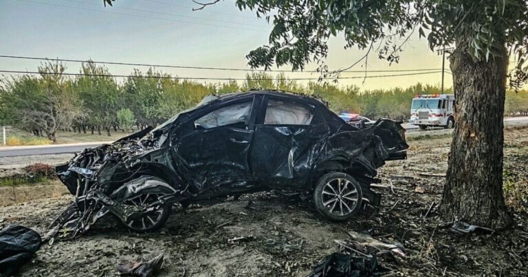 Fresno County Canal Crash Sends Car Flying Upside Down. Lucky Occupants ...